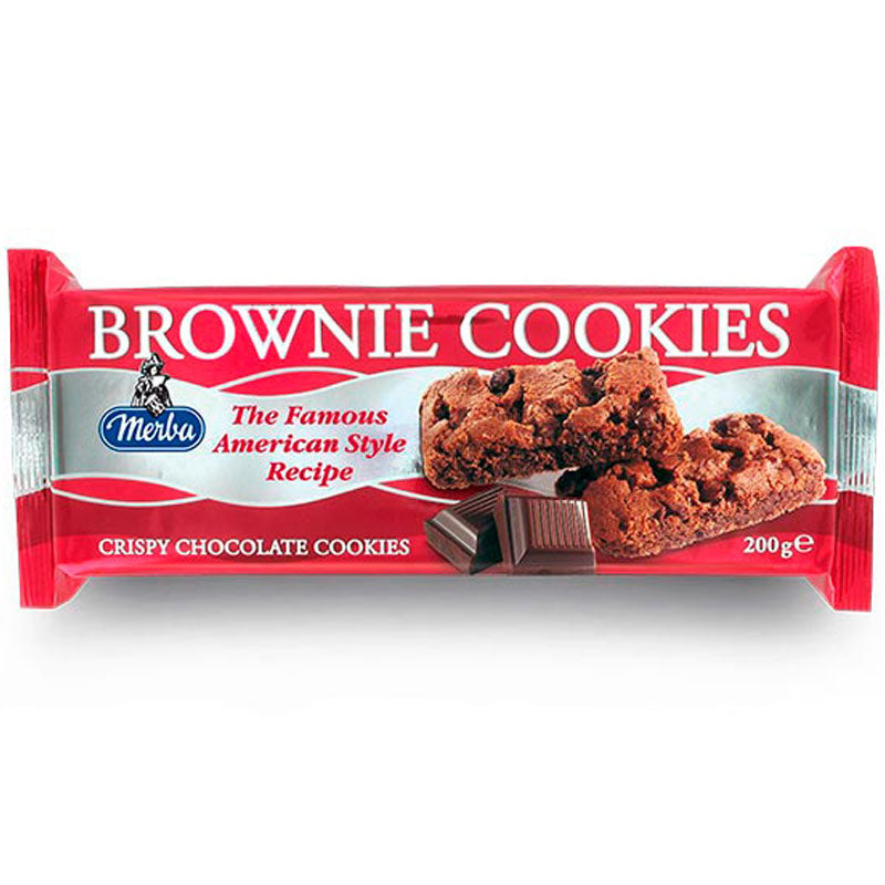 Merba American Brownie Cookies - Biscotti Brownie alla Cioccolata - 20
