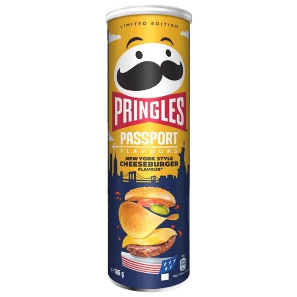 Pringles Passport Cheeseburger Limited Edition - Gusto Cheeseburger