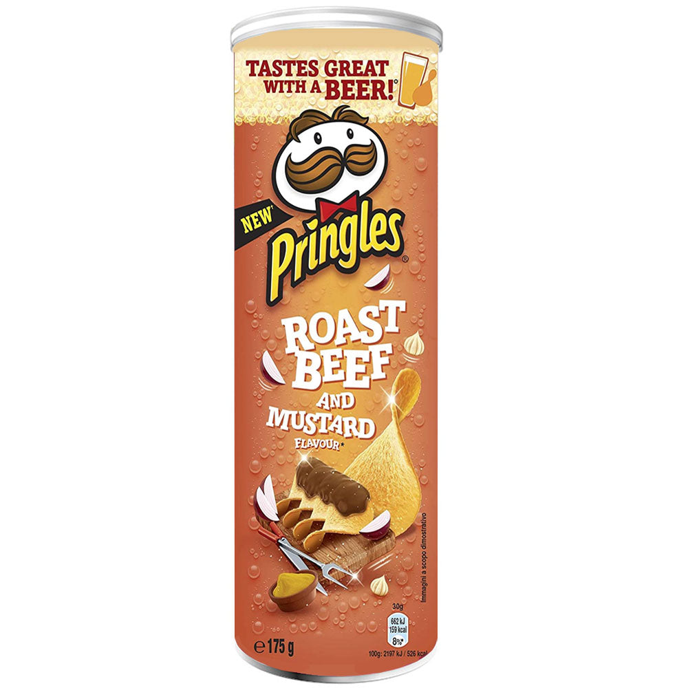 Pringles Roast Beef & Mustard - Gusto Roastbeef e Senape - 165g