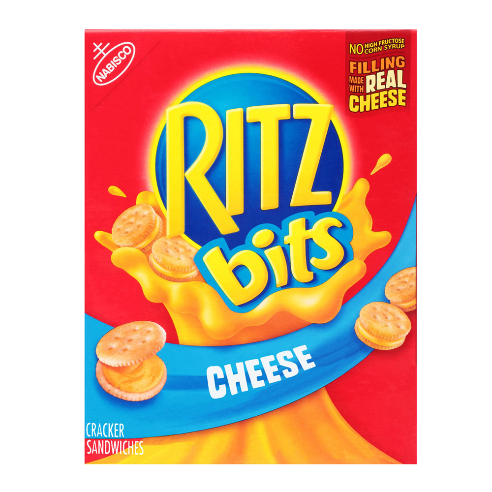 Nabisco Ritz Sandwiches Cheese - Crackers ripieni di Cheddar - 50g
