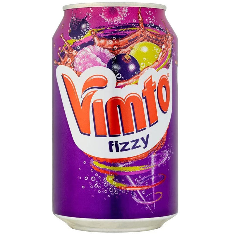 Vimto Fizz - Bevanda gassata Uva, Lamponi e Ribes - 330ml